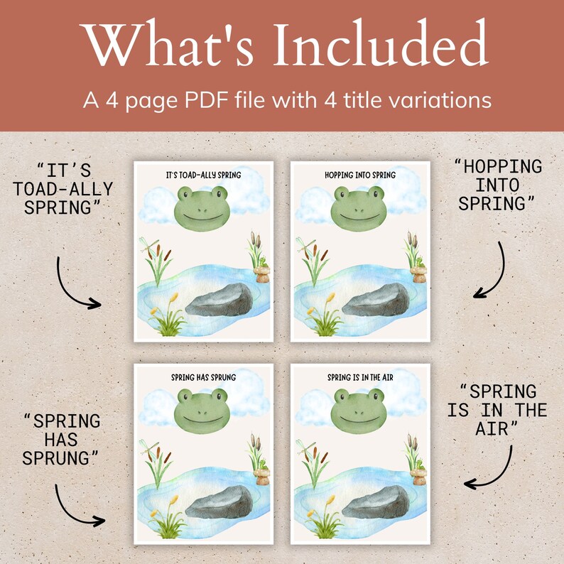 Spring Handprint Craft Template Printable, Frog Craft Preschool Teacher ...