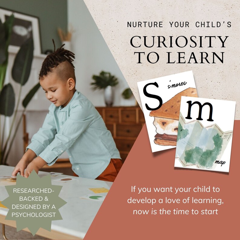 Camping Alphabet Flash Card Printable, Nature Classroom Decor Preschool ...