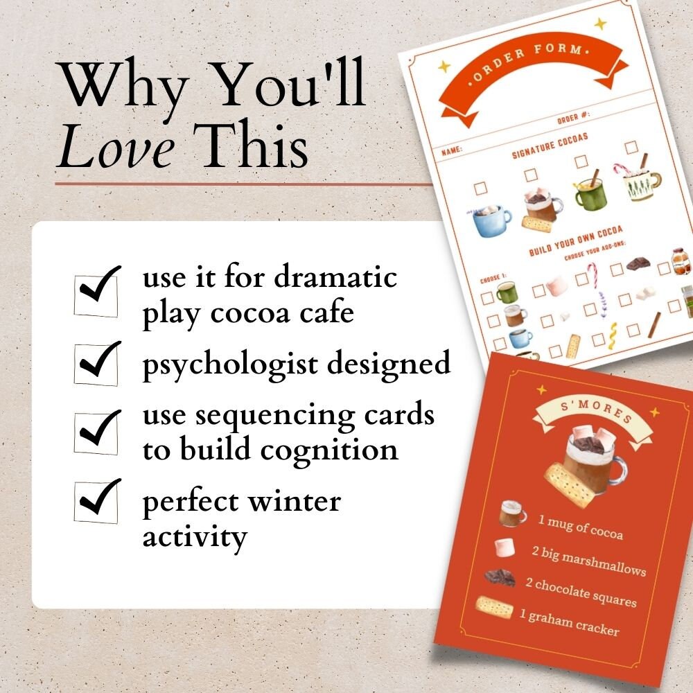 Coffee Shop Dramatic Play Printables, Pretend Play Gift Digital ...