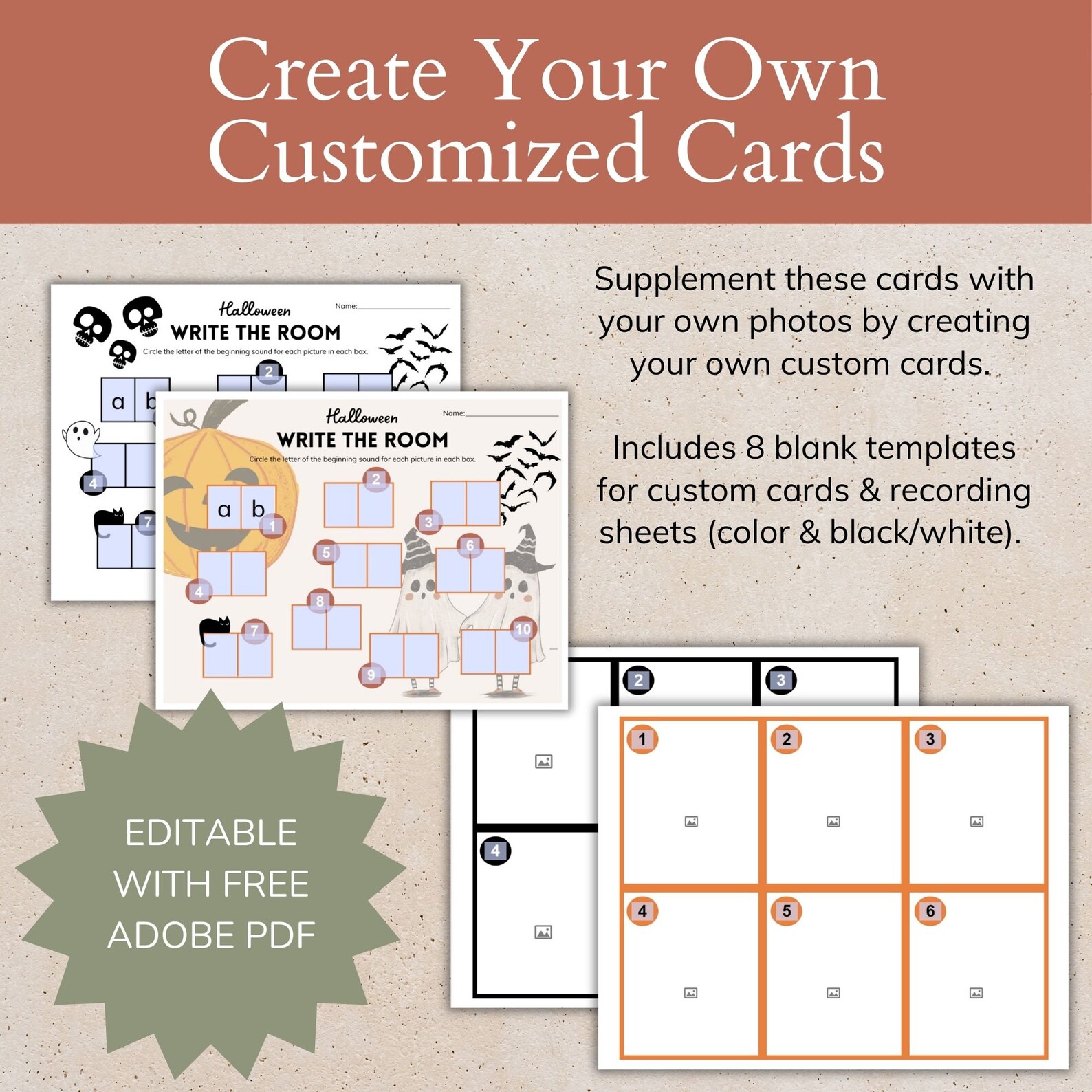 Write the Room Beginning Sound Worksheet Halloween Activity ...