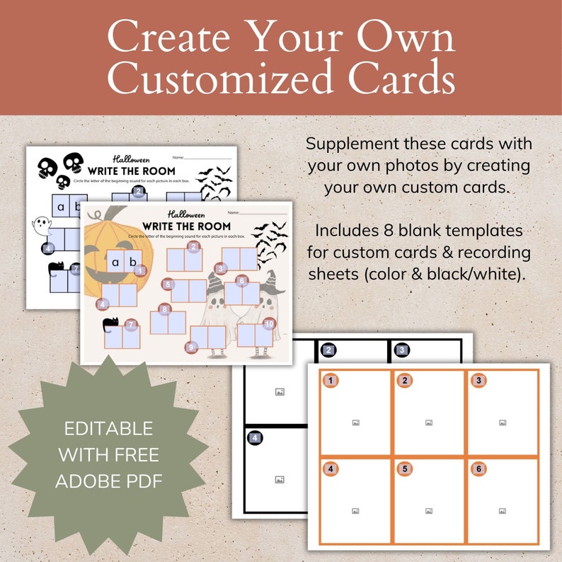 Write the Room Beginning Sound Worksheet Halloween Activity ...