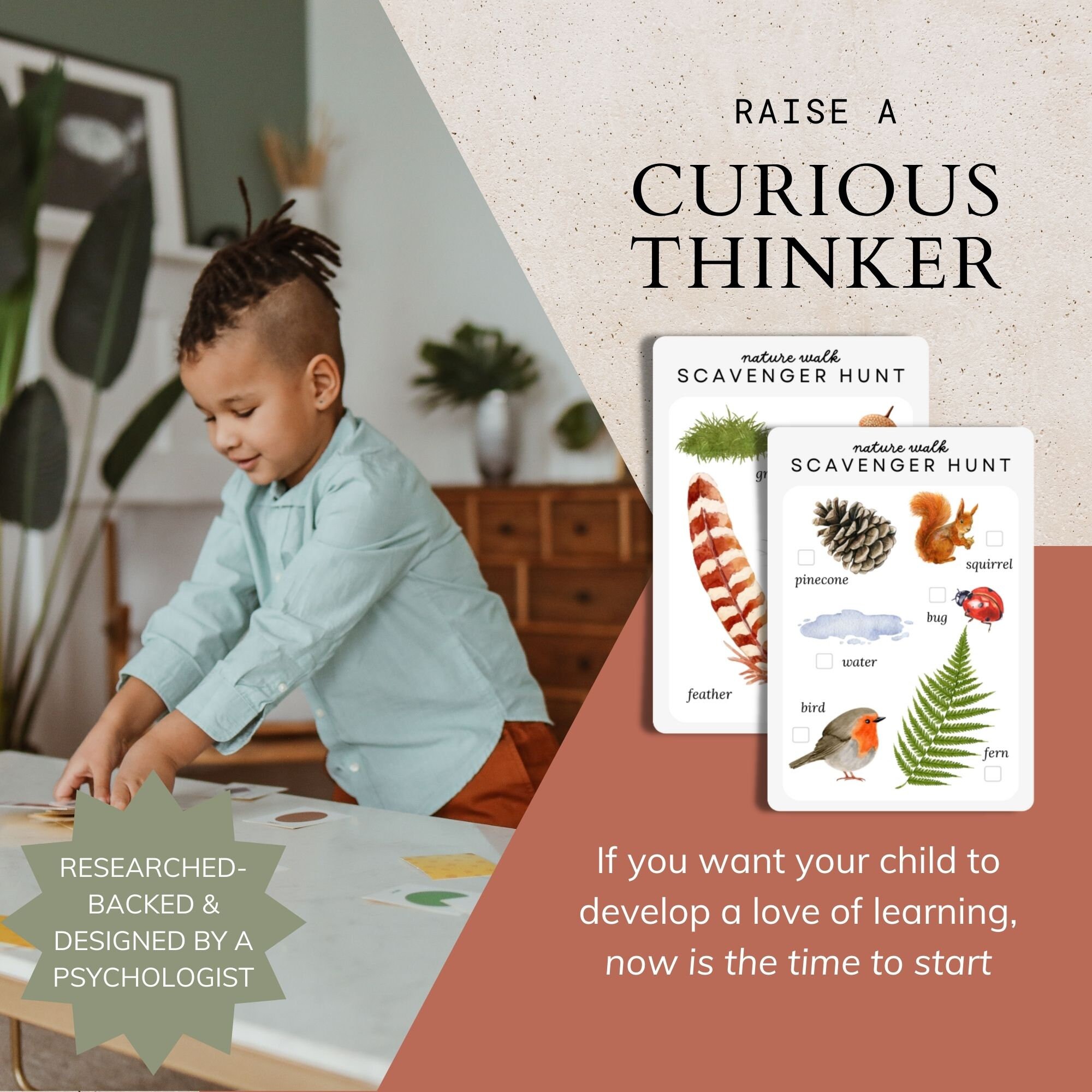 Photo Scavenger Hunt Printable, Nature Walk Cards, Camping Game for ...