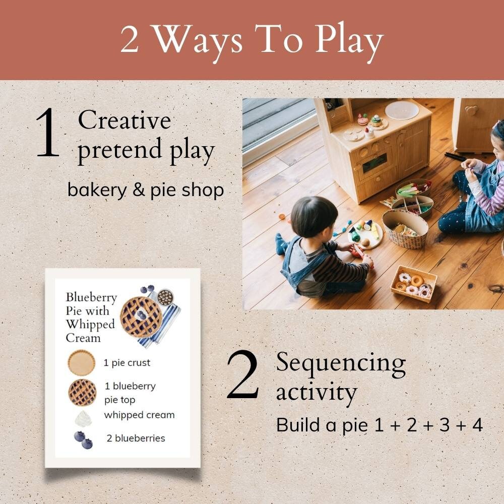 Fall Pie Recipe Pretend Dramatic Play Printable Thanksgiving Autumn ...