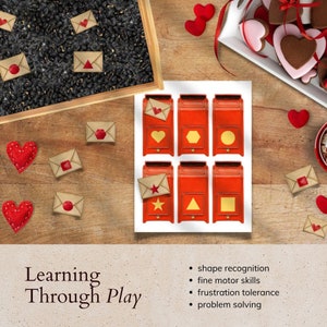 2D Shape Sorting, Valentines Day Kids Activities Printable, Hands on ...