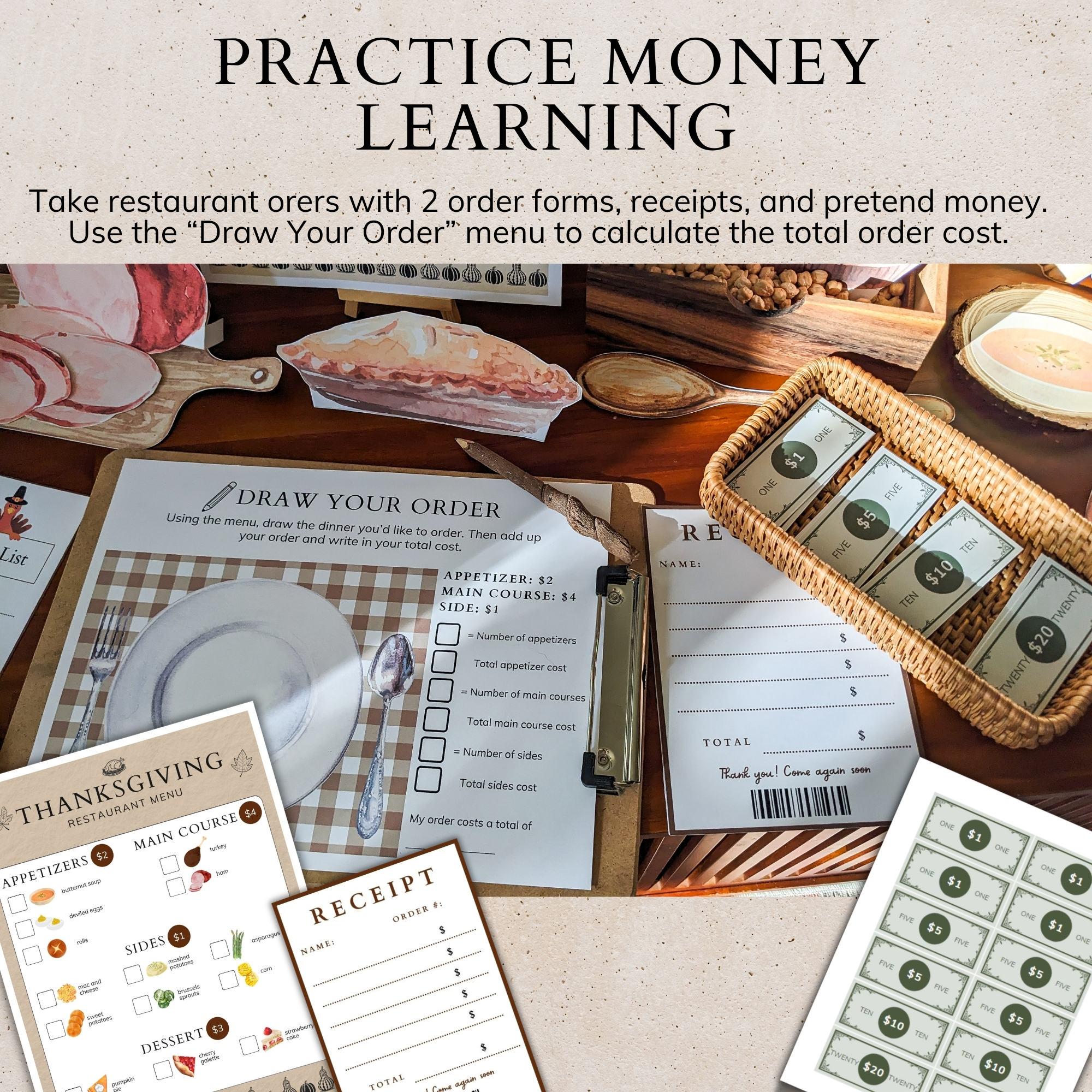 Thanksgiving Dramatic Play Set, Pretend Play Printable Fall Activity ...