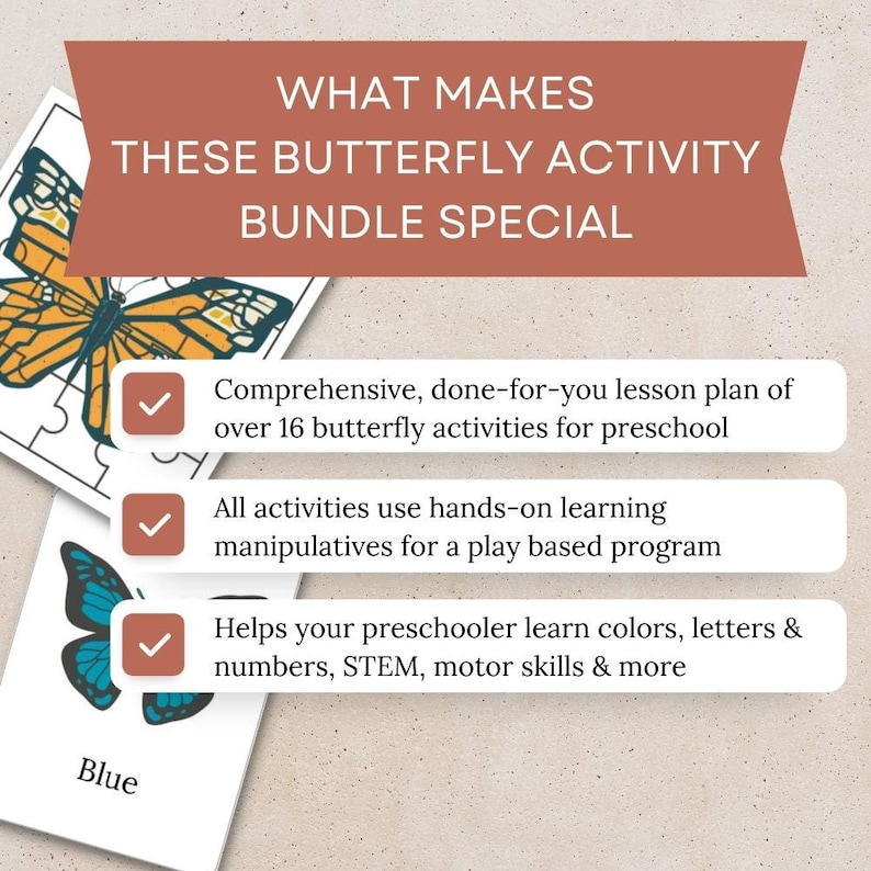Butterfly Unit Study Preschool, Butterfly Life Cycle Activity for Kid ...