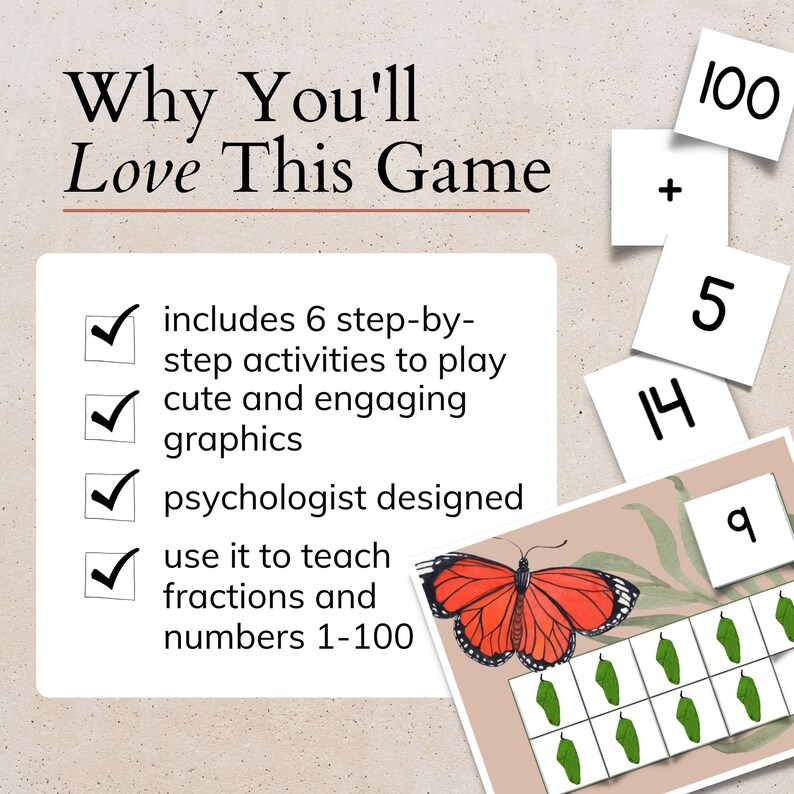 Butterfly Ten Frame Count to 100, Preschool Counting Printable ...