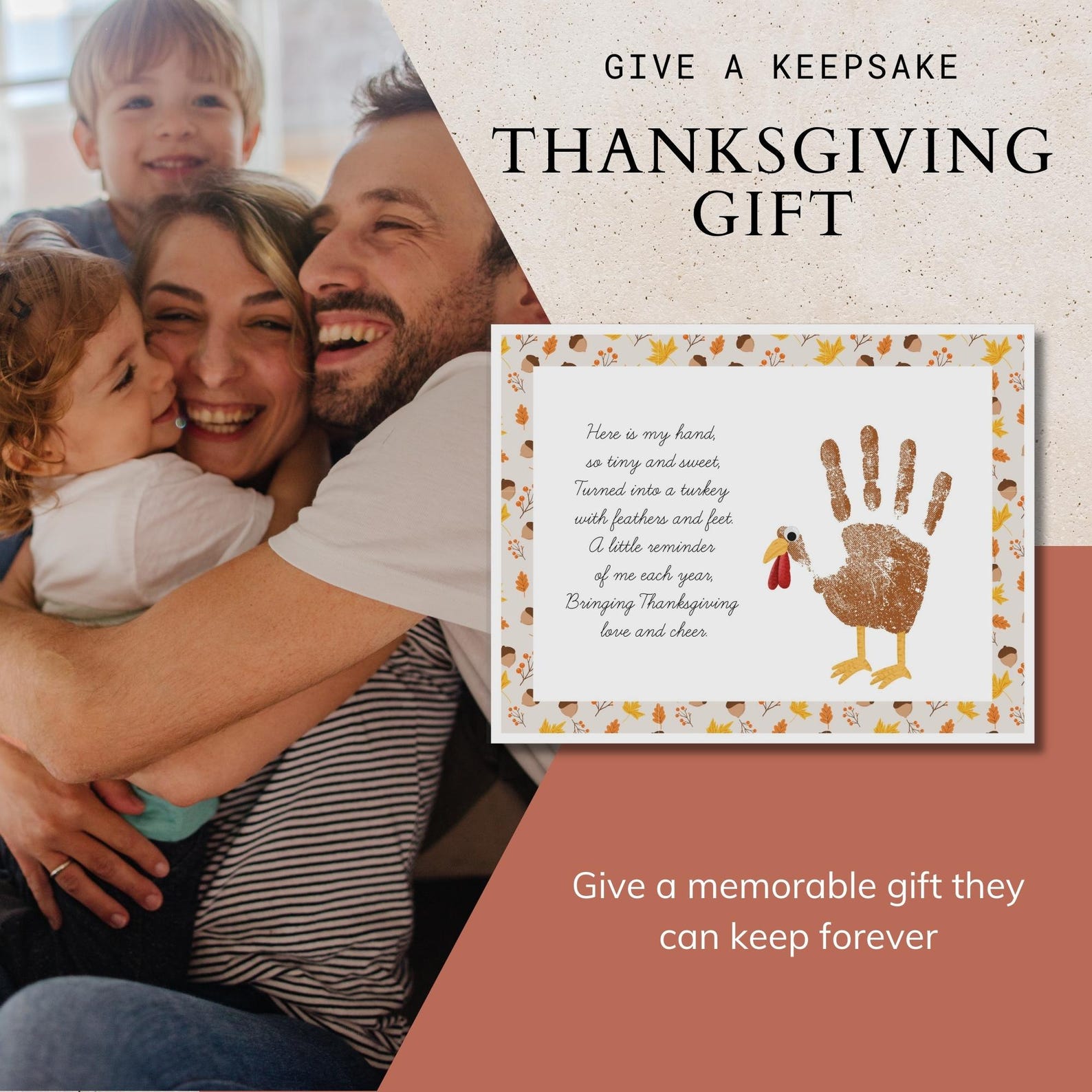 Thanksgiving Handprint Craft for Kids Template, Turkey Handprint ...