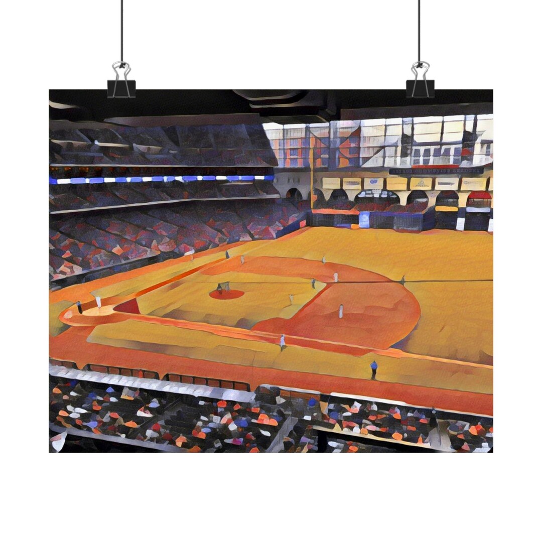Daikin Park Houston Poster • Premium Matte Baseball Stadium Art ...