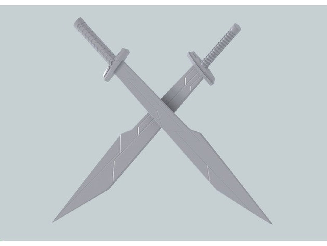Swords From Thor Ragnarok 3D Printed Cosplay Kit Assembly - Etsy