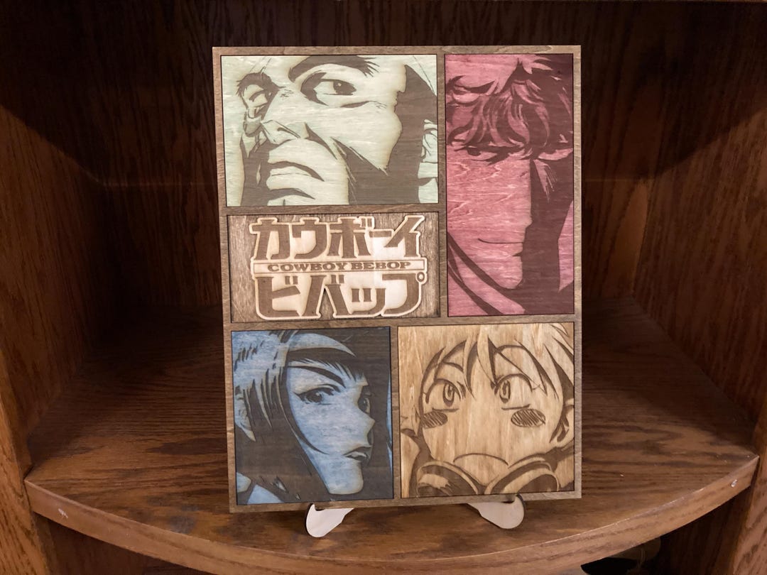 Custom Wood Laser Cut Cowboy Bebop Poster - Etsy
