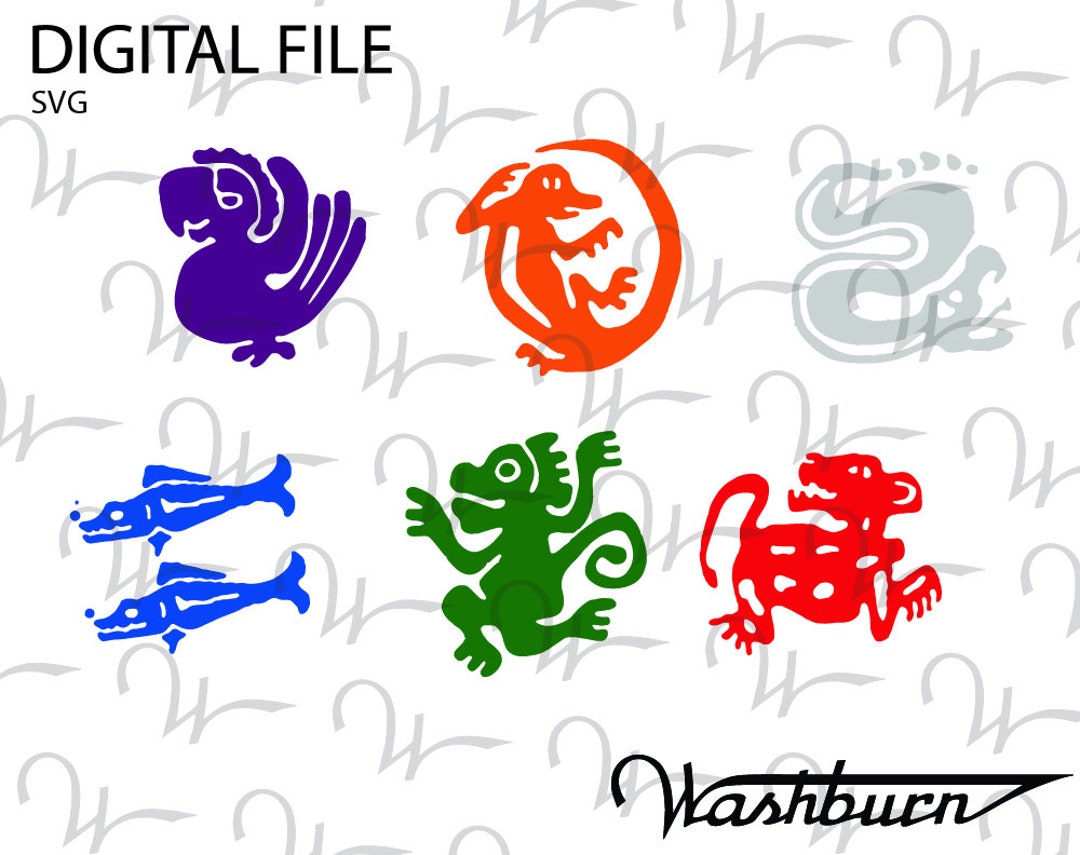 Legends of the Hidden Temple Team Logo Colors SVG File - Instant ...