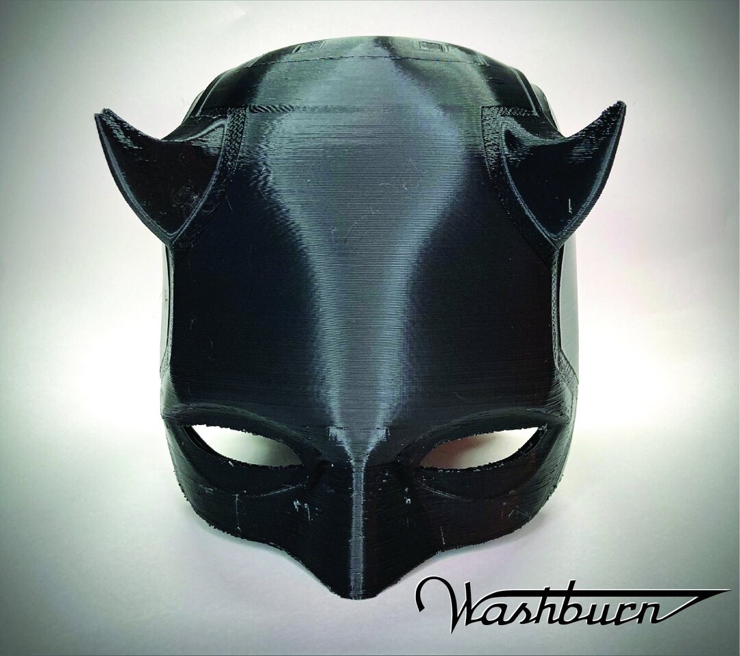 Superhero Cowl Inspired by Marvel's Daredevil Show 3D - Etsy