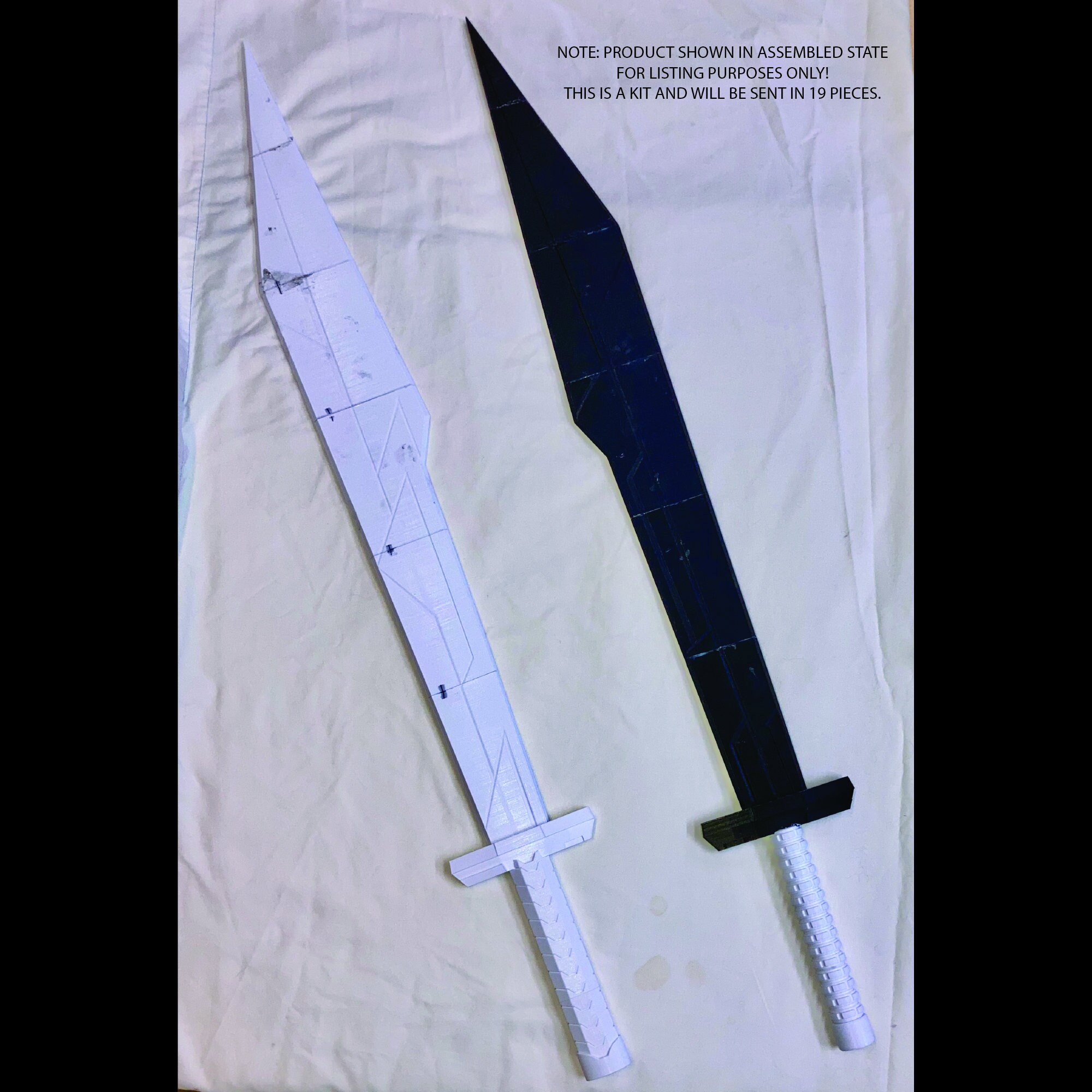 Swords From Thor Ragnarok 3D Printed Cosplay Kit Assembly - Etsy