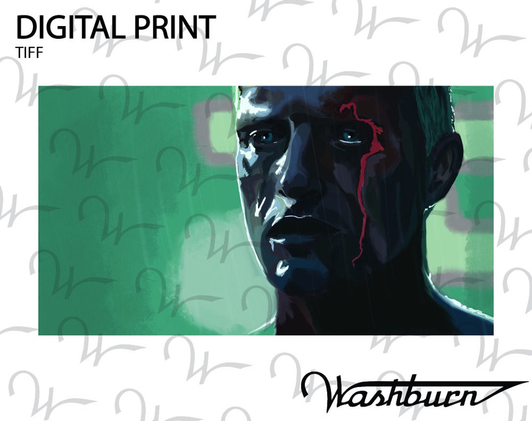 Blade Runner Inspired "tears in Rain" Digital Print - Instant Download ...