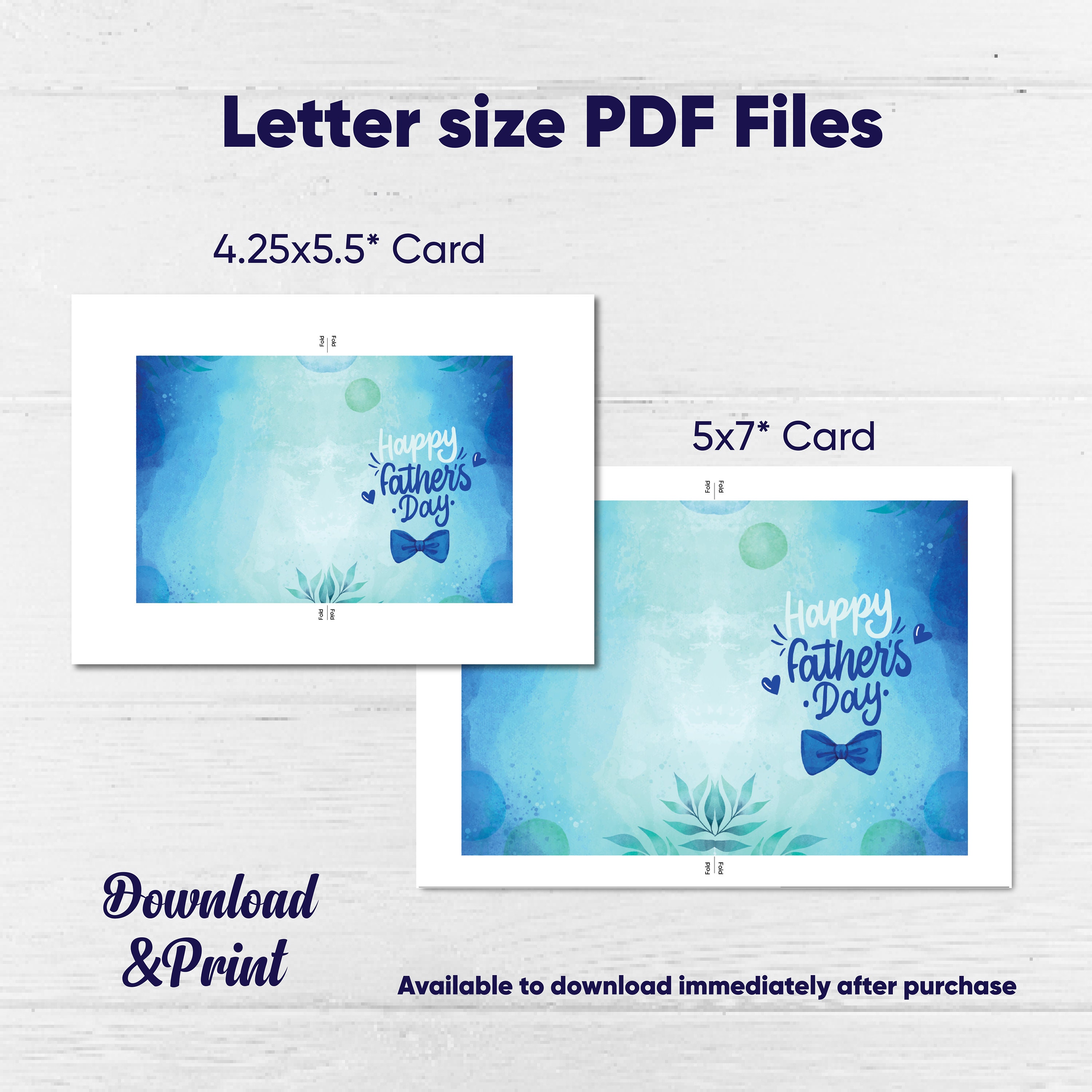 Fathers Day Card Printable Fathers Day Printable Card Happy - Etsy