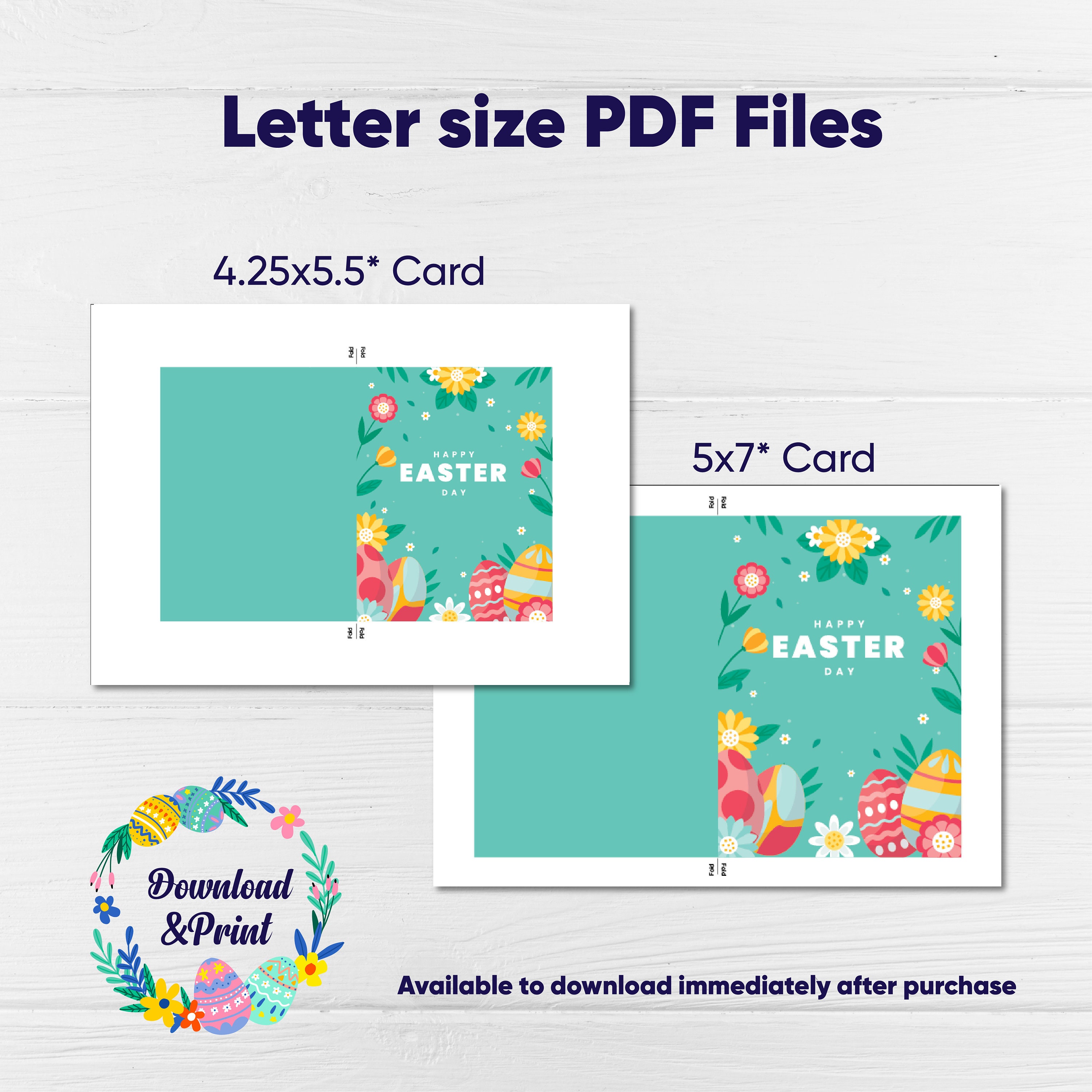 Happy Easter Printable Card / Printable Easter Card / Easter Card ...