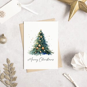 Printable Christmas Tree Card, Printable Christmas Gift Card Holder ...