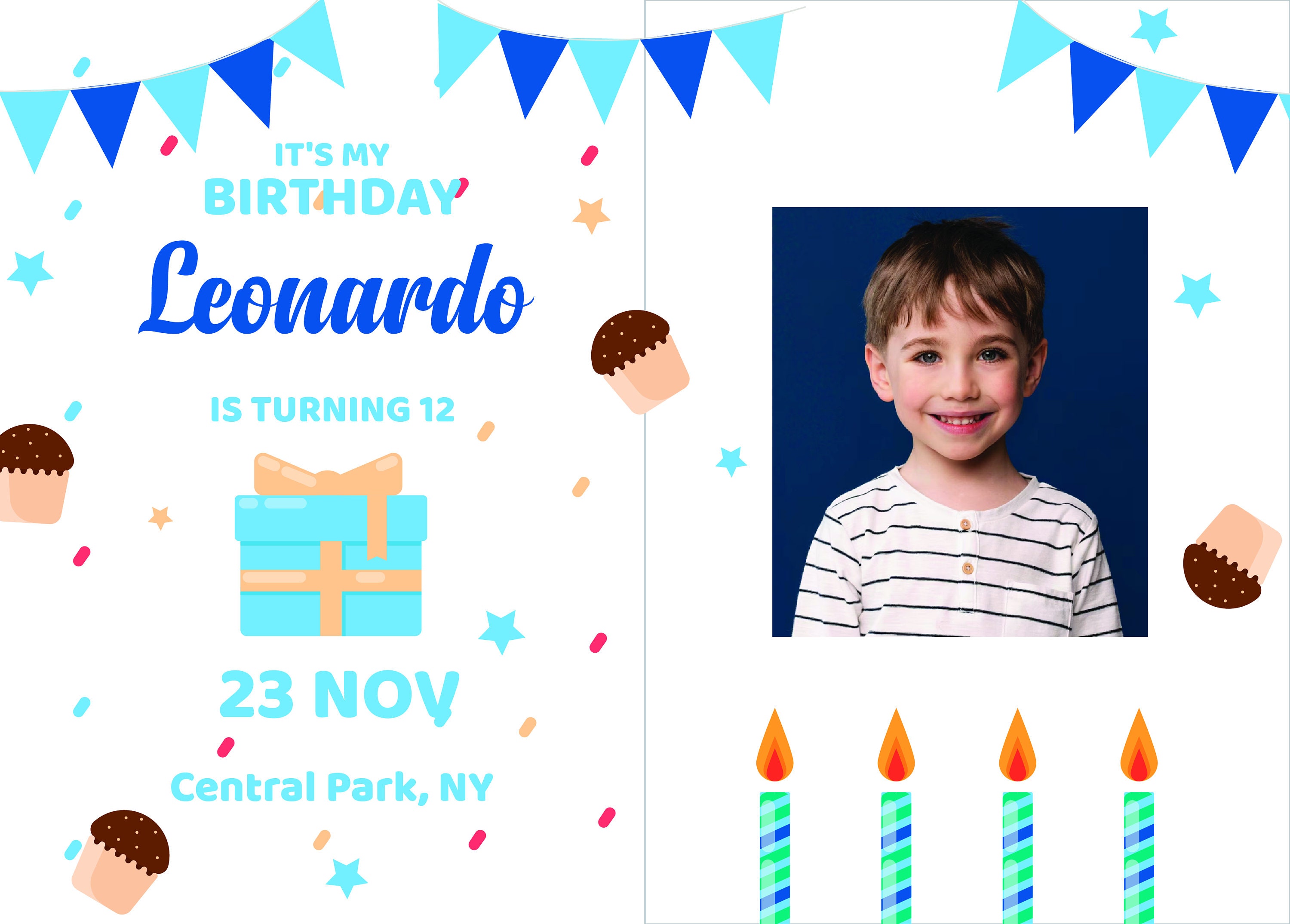 Printable Boy’s Happy Birthday Card | Kids Birthday Card | Birthday ...