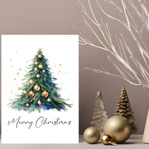 Printable Christmas Tree Card, Printable Christmas Gift Card Holder ...
