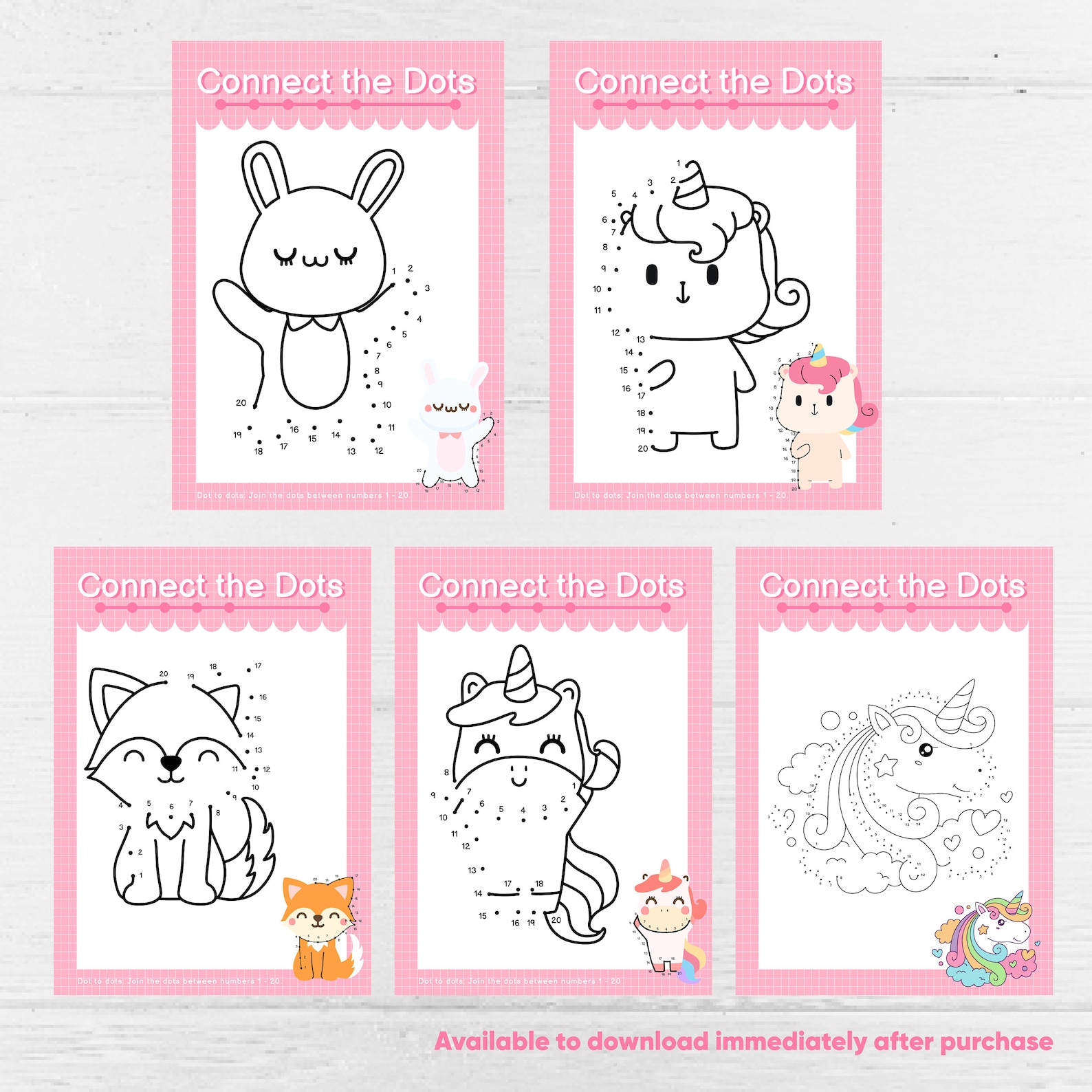 Children Worksheets Printable, Dot to Dot Printable Book for Kids ...