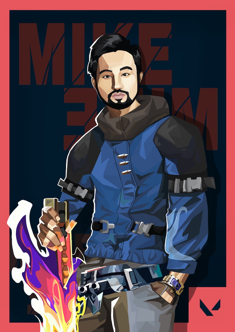 Custom Valorant Digital Drawing Custom Portrait for You or - Etsy