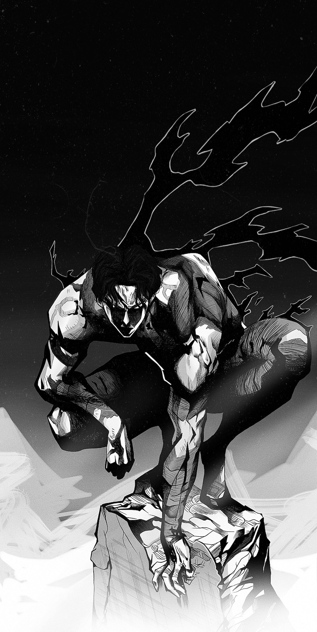 Custom Personalised Anime/manga Digital Character Portrait - Dark ...