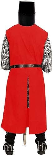 Medieval Tunic Knight Templar Cotton Tunic Crusader Reenactment Costume ...