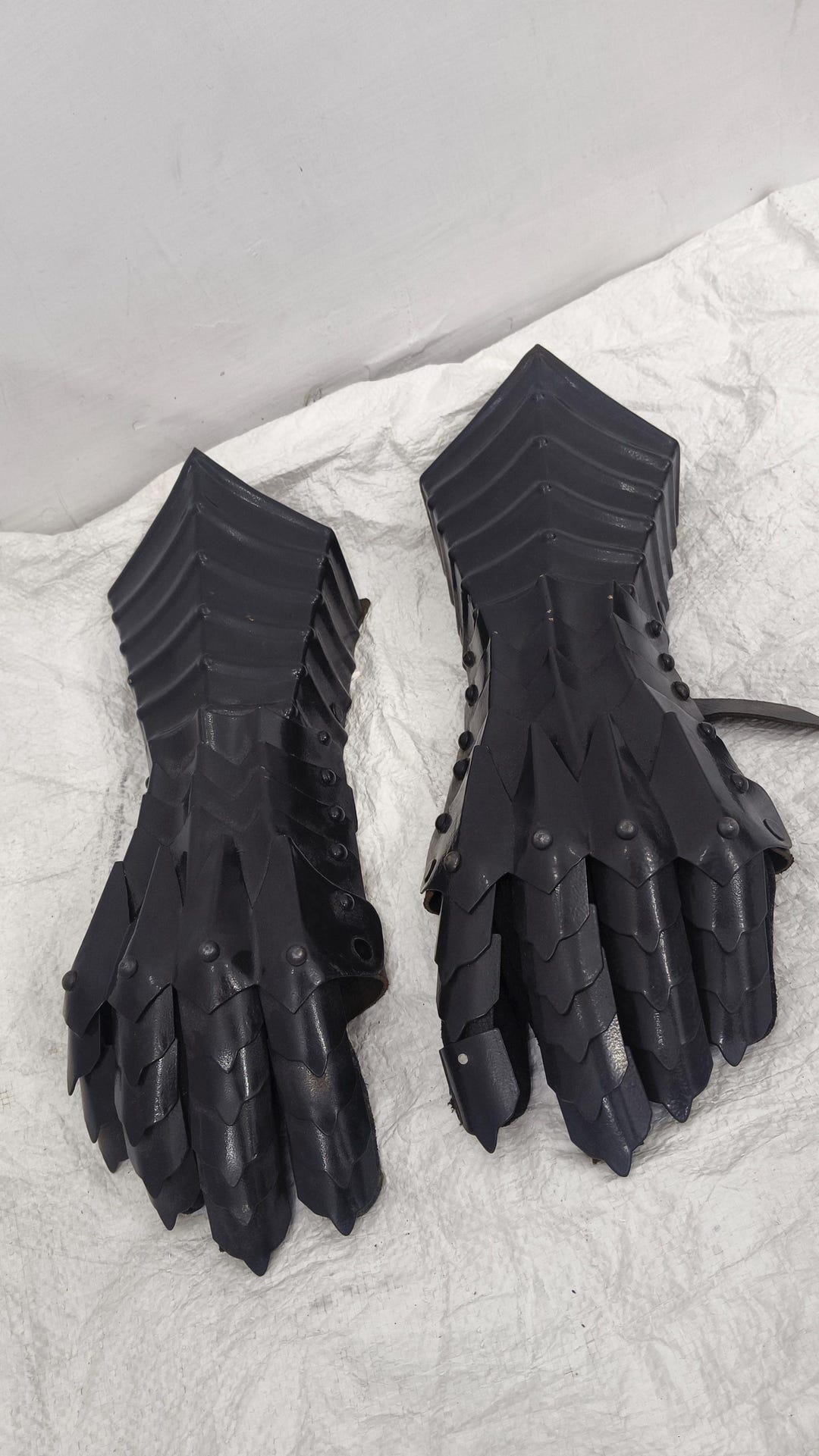 Medieval Gauntlets Fantasy Halloween Costume Metal Gloves - Etsy
