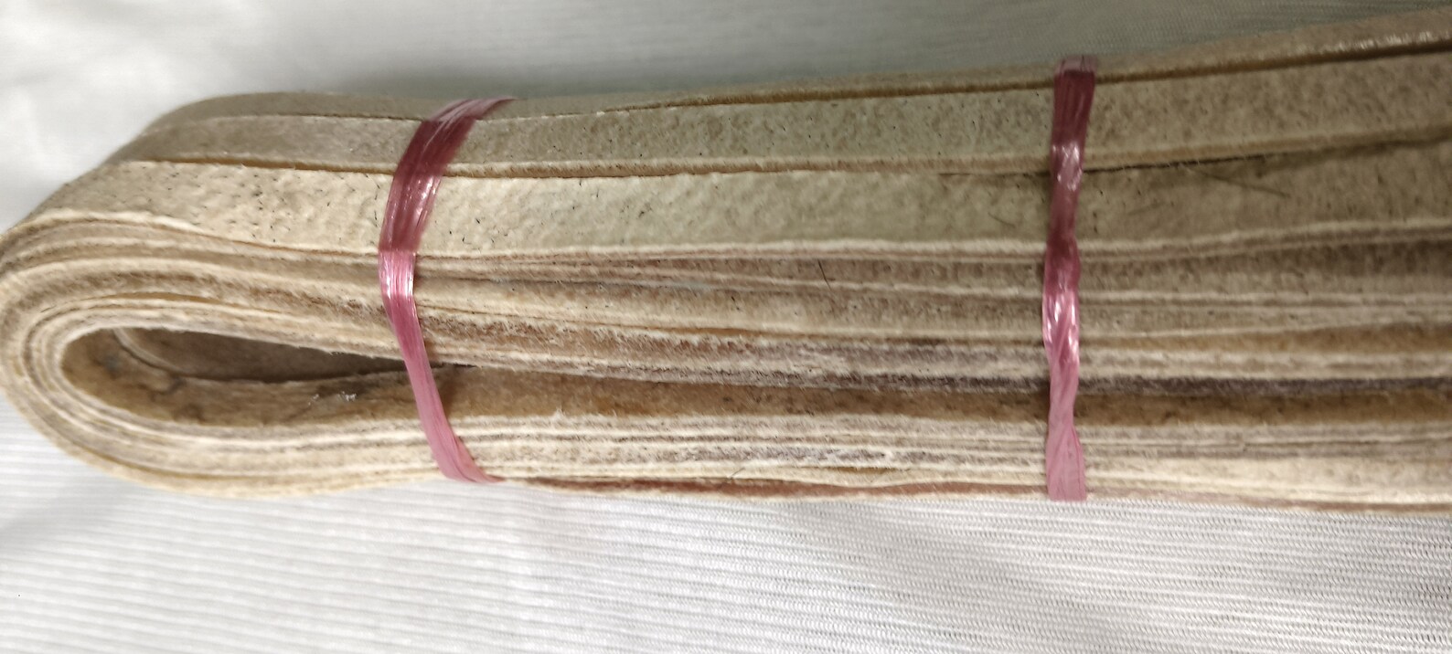 Handcrafted Natural Buffalo Rawhide Lacing Strip Natural Leather Cord ...