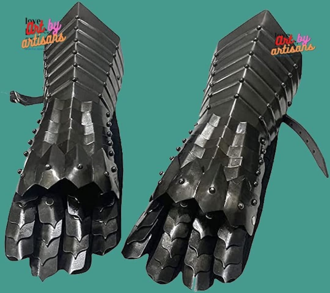 Medieval Fantasy Gauntlets SCA Armor Gauntlets Gloves - Etsy
