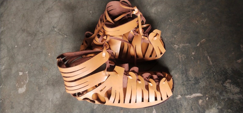 Medieval Roman Sandals for Medieval Costumes,roman Gladiator Caligae ...