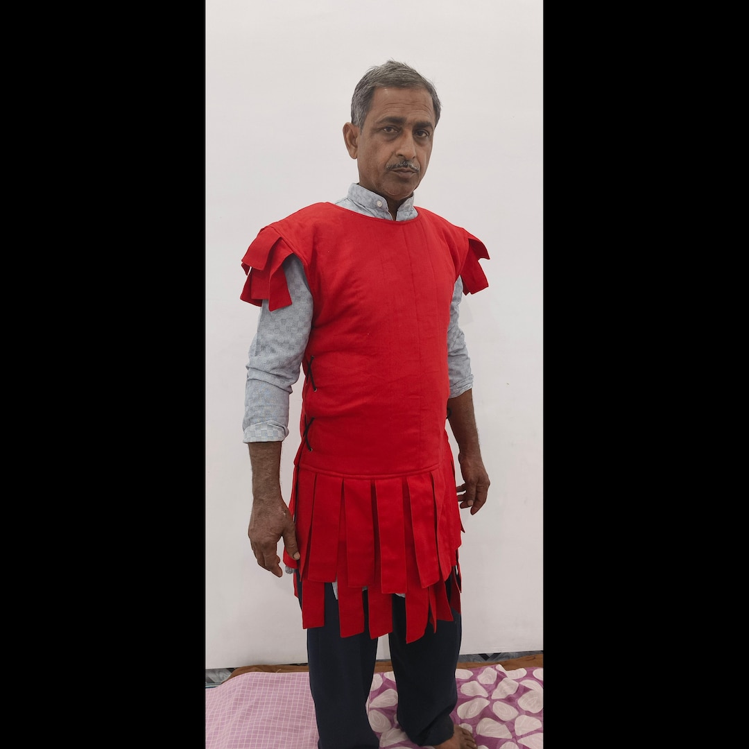 Padded Cotton Roman Subarmalis: Red Legionary Costume - Reenactment ...