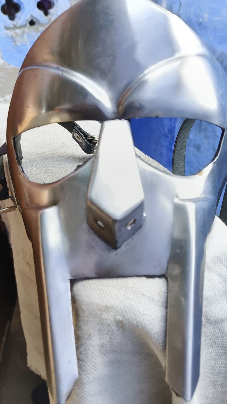 MF Doom Steel Gladiator Face Halloween Doomsday Fantasy Cosplay Costume ...