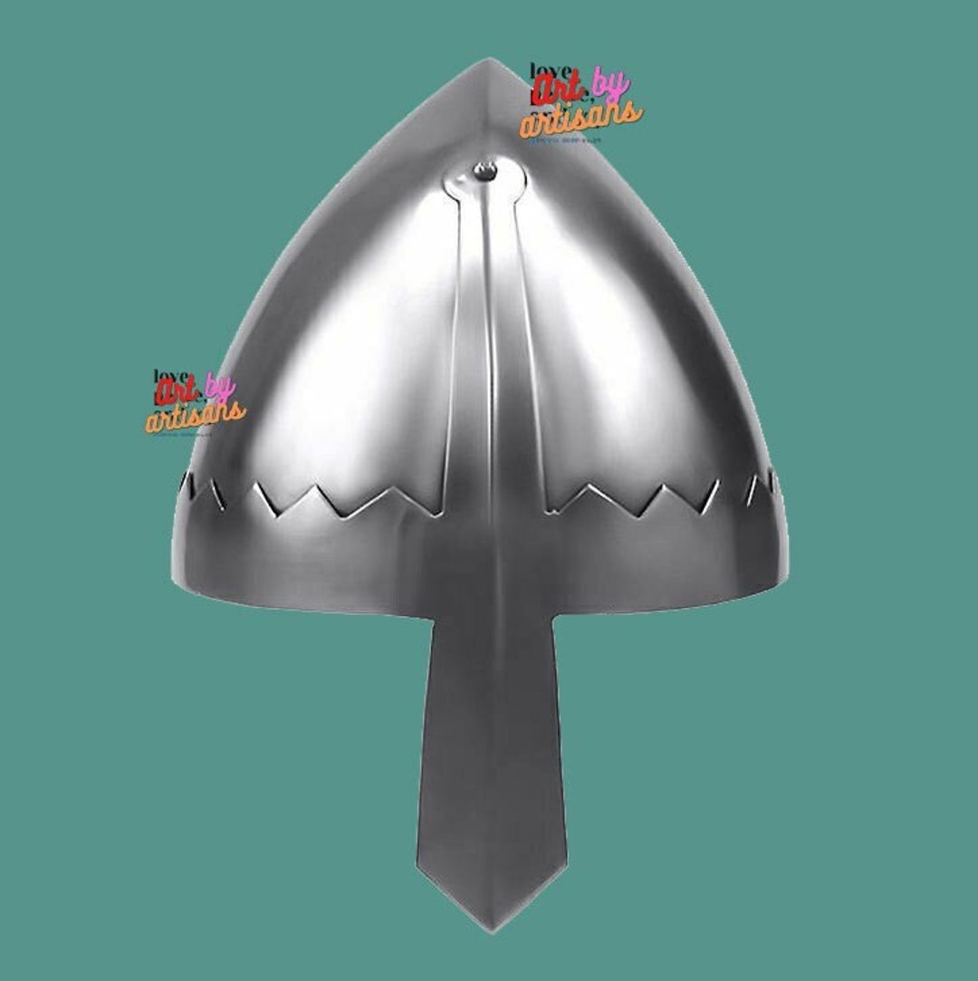 Medieval Norman Nasal Knight Helmet 18 Gauge Steel Armour - Etsy