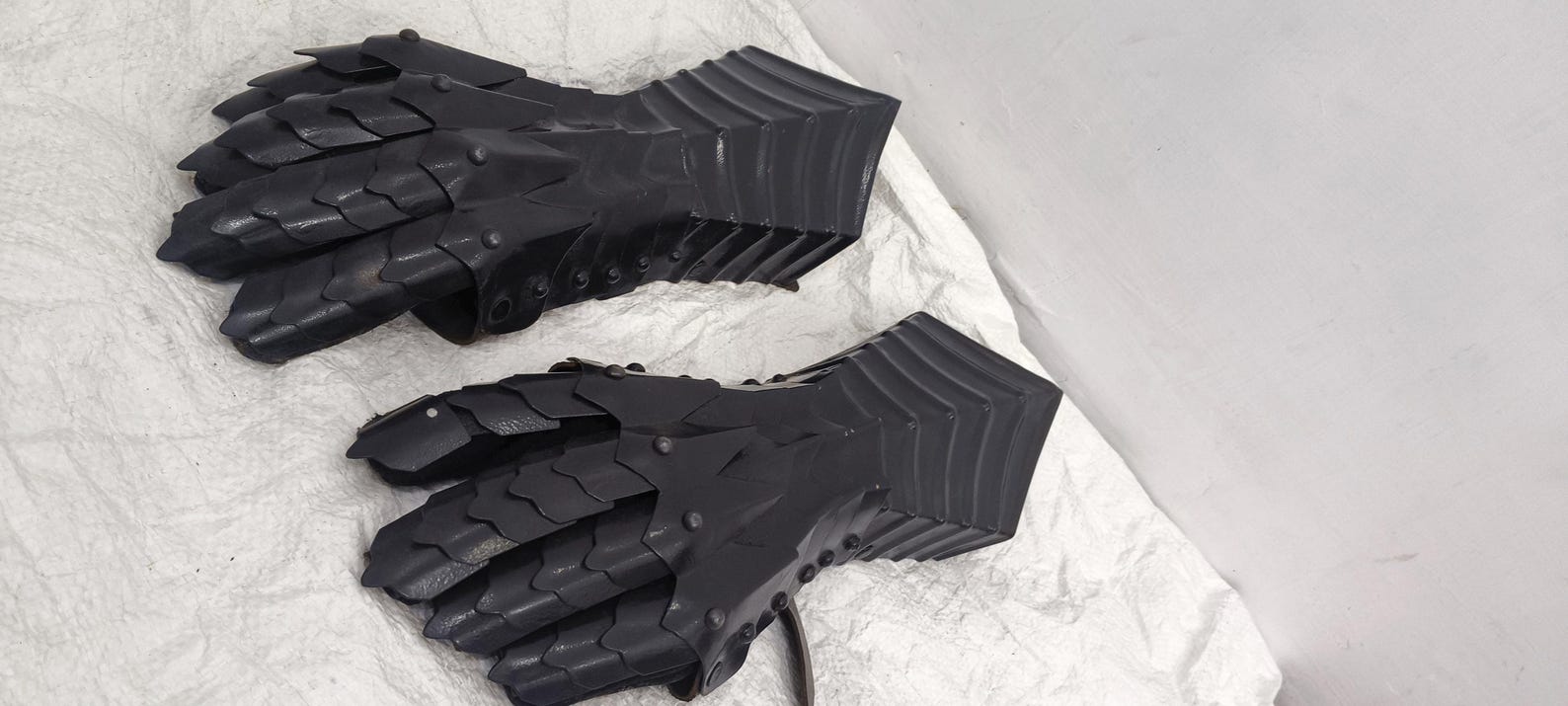 Medieval Gauntlets Fantasy Halloween Costume Metal Gloves - Etsy