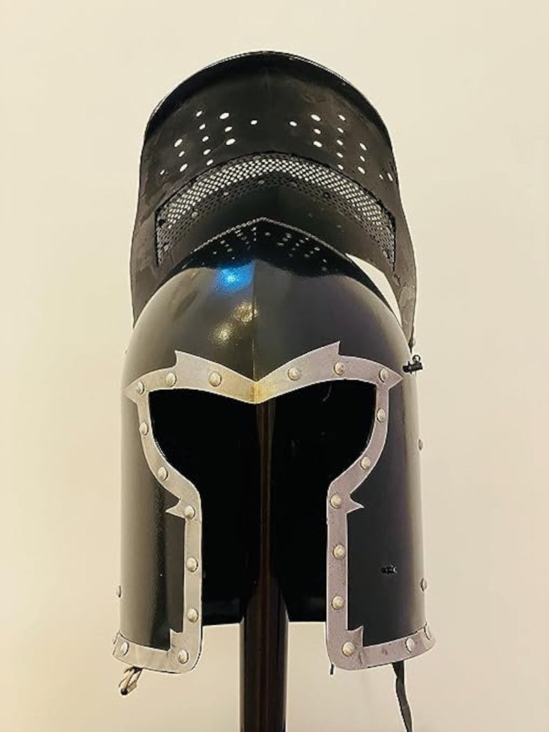Barbuta Helmet Viking Battle Knight Helmet Armour Medieval Visored ...