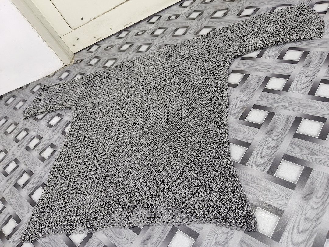 Chain Mail Handmade Butted Aluminum Butted Chainmail Shirt: Anodized ...