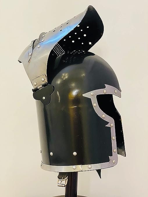 Barbuta Helmet Viking Battle Knight Helmet Armour Medieval Visored ...