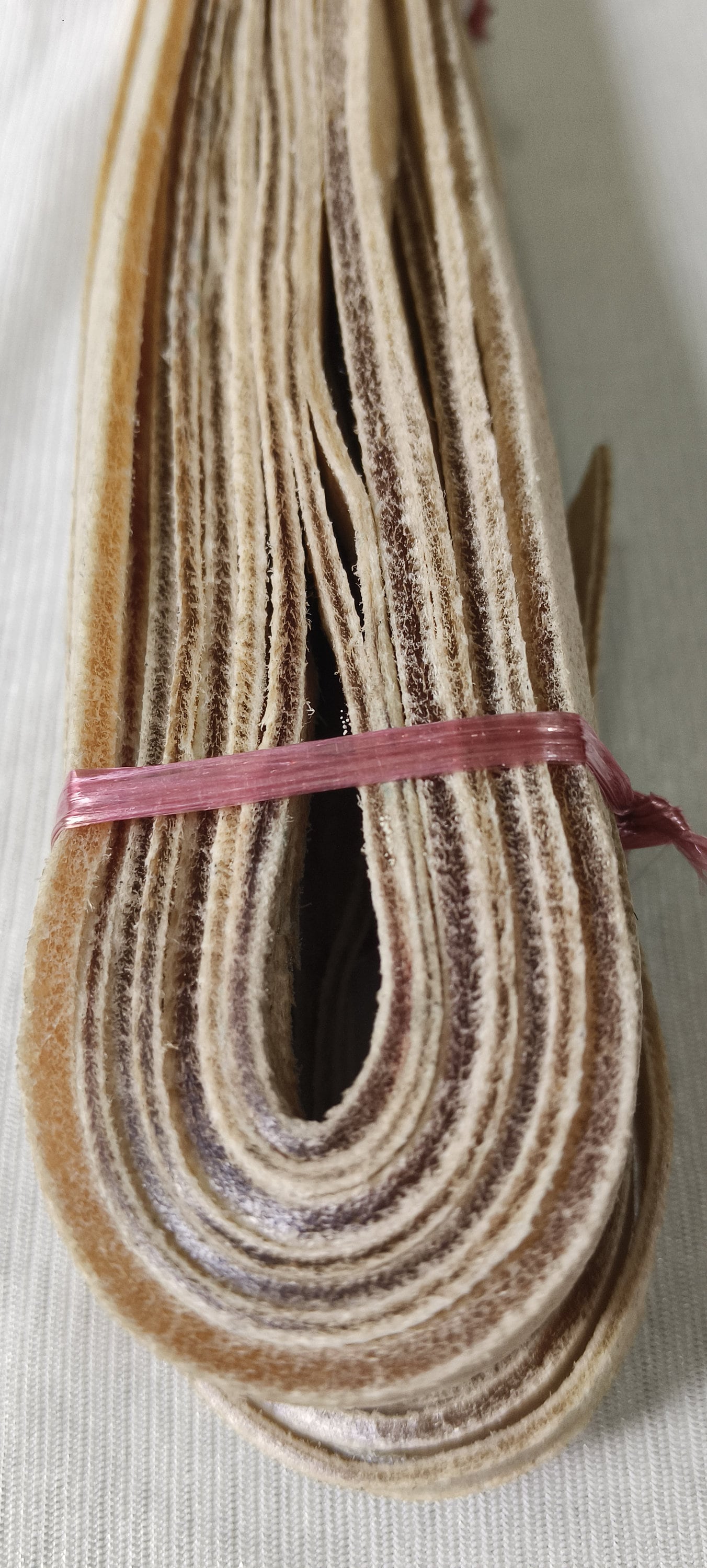 Handcrafted Natural Buffalo Rawhide Lacing Strip Natural Leather Cord ...