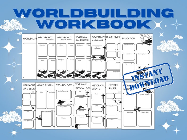 Worldbuilding Workbook - Etsy