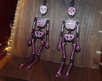 Glitter Skeletons - Etsy