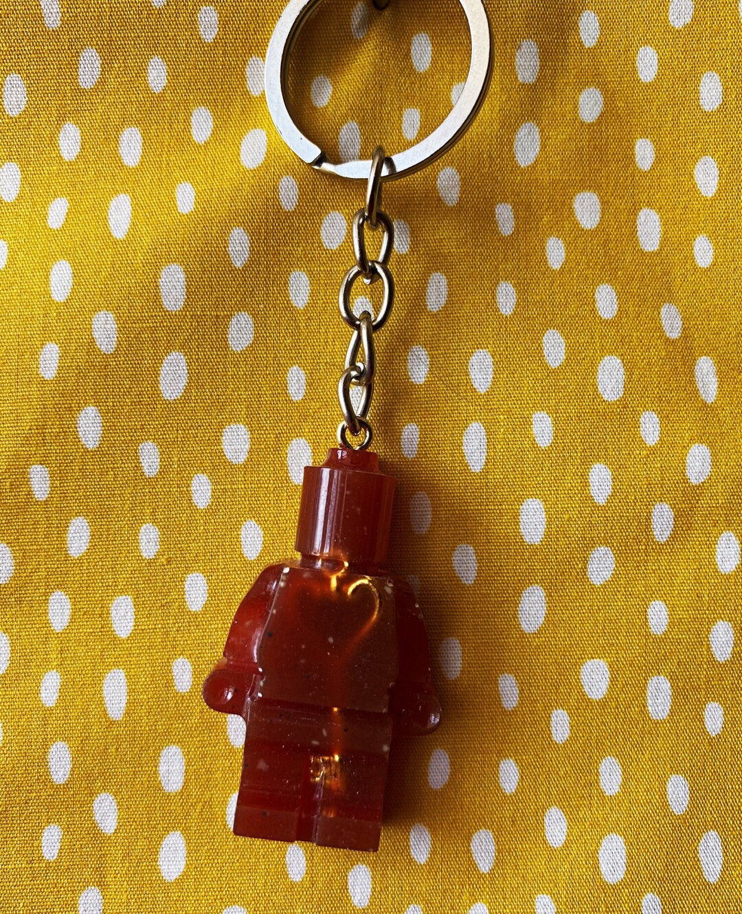 Minifigure Keychain - Glow in the Dark + Key - Etsy