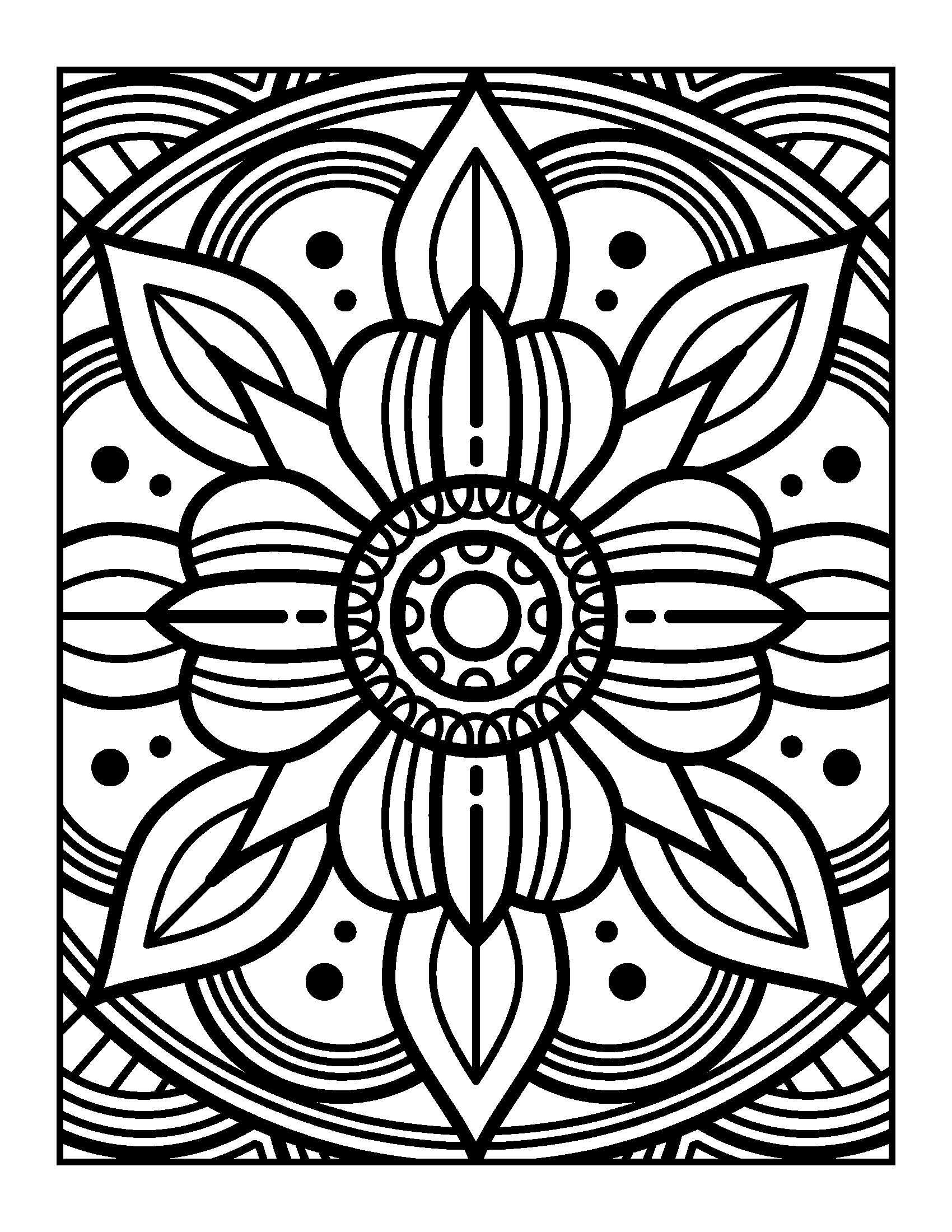 30 Digital Printable Mandela Coloring Pages - Etsy