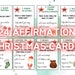 24 Christmas Affirmation Cards: Toddler Advent Calendar Activity ...