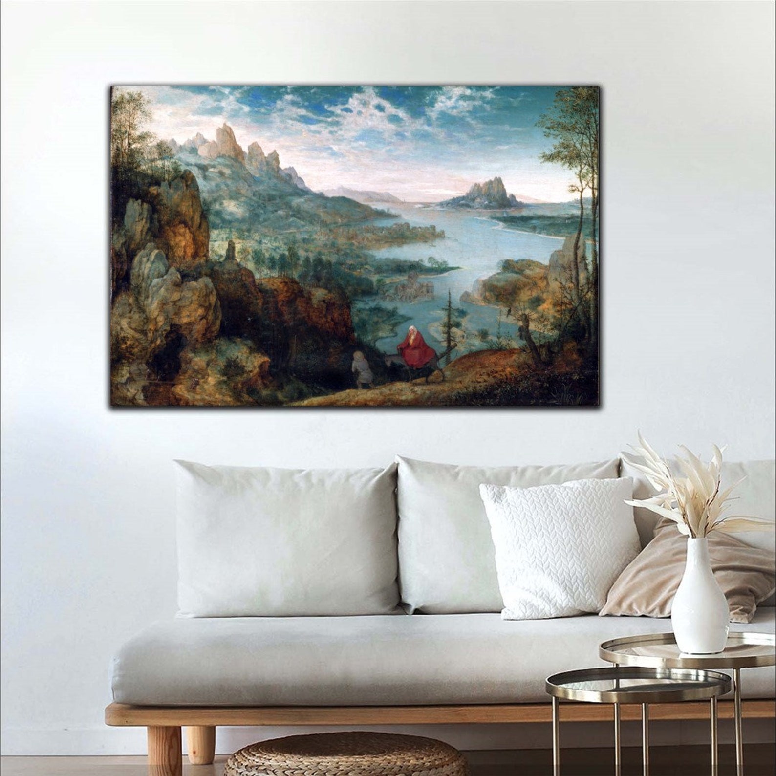 Pieter Bruegel the Elder the Flight Into Egypt 1563 Canvas Print Wall ...