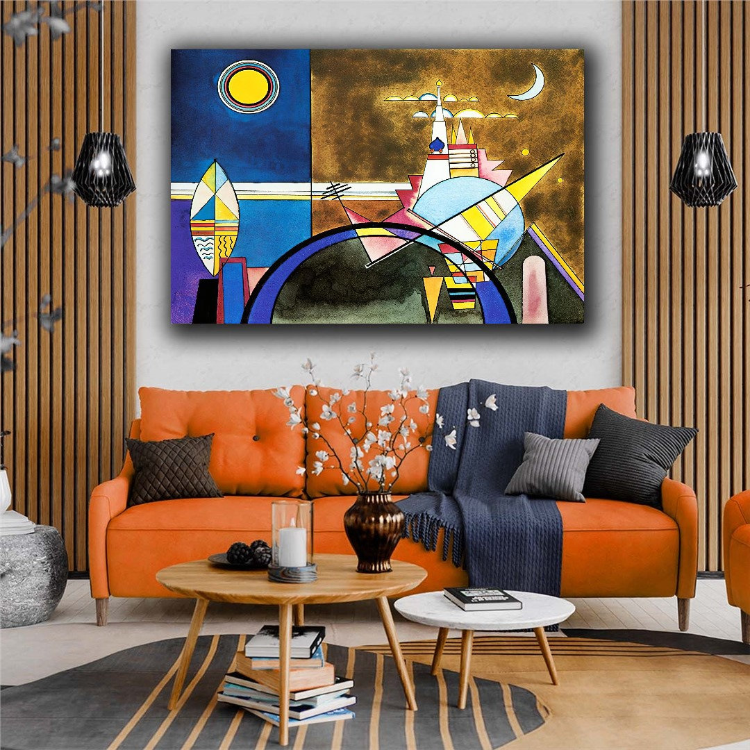 Wassily Kandinsky the Colorful Life Print Wall Art, 1907 Kandinsky ...