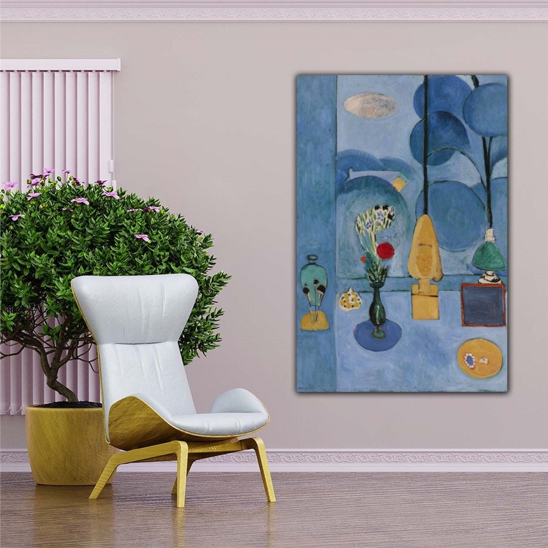 Henri Matisse the Blue Window 1913 Canvas Print Art,matisse Poster ...