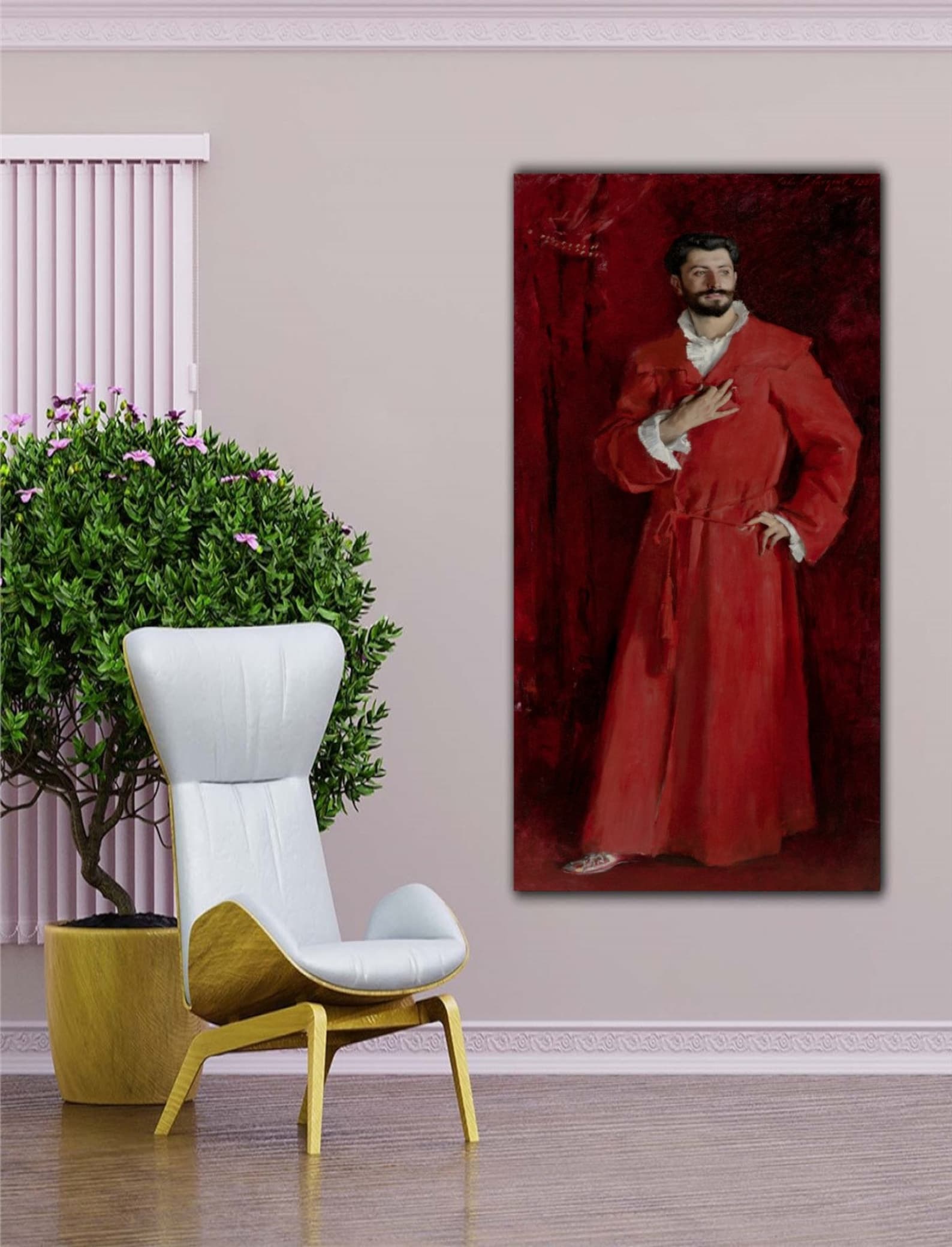 John Singer Sargent Dr. Pozzi at Home 1881 Canvas Print Wall Art,john ...