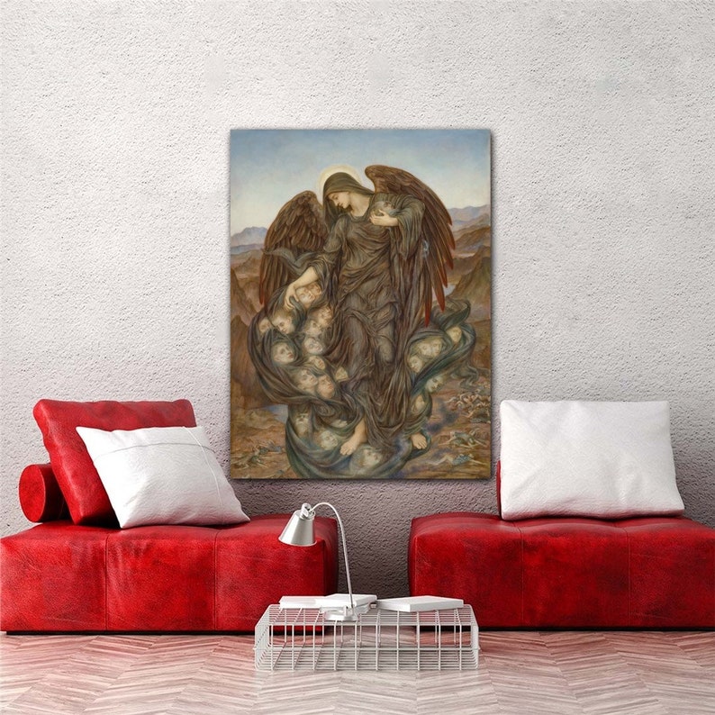 Evelyn De Morgan the Field of the Slain 1916 Canvas Print Wall - Etsy